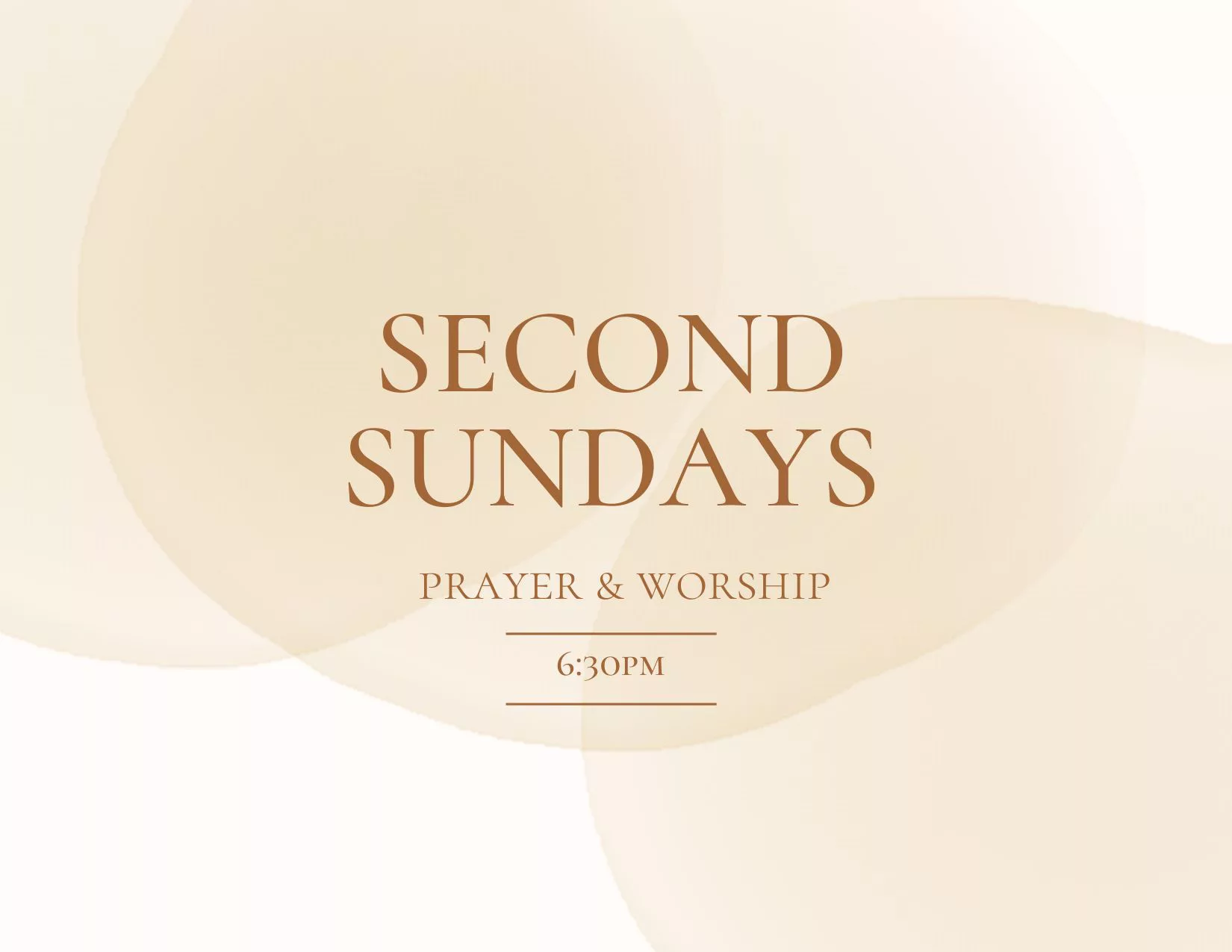 Second Sundays - Grace Calvary Chapel
