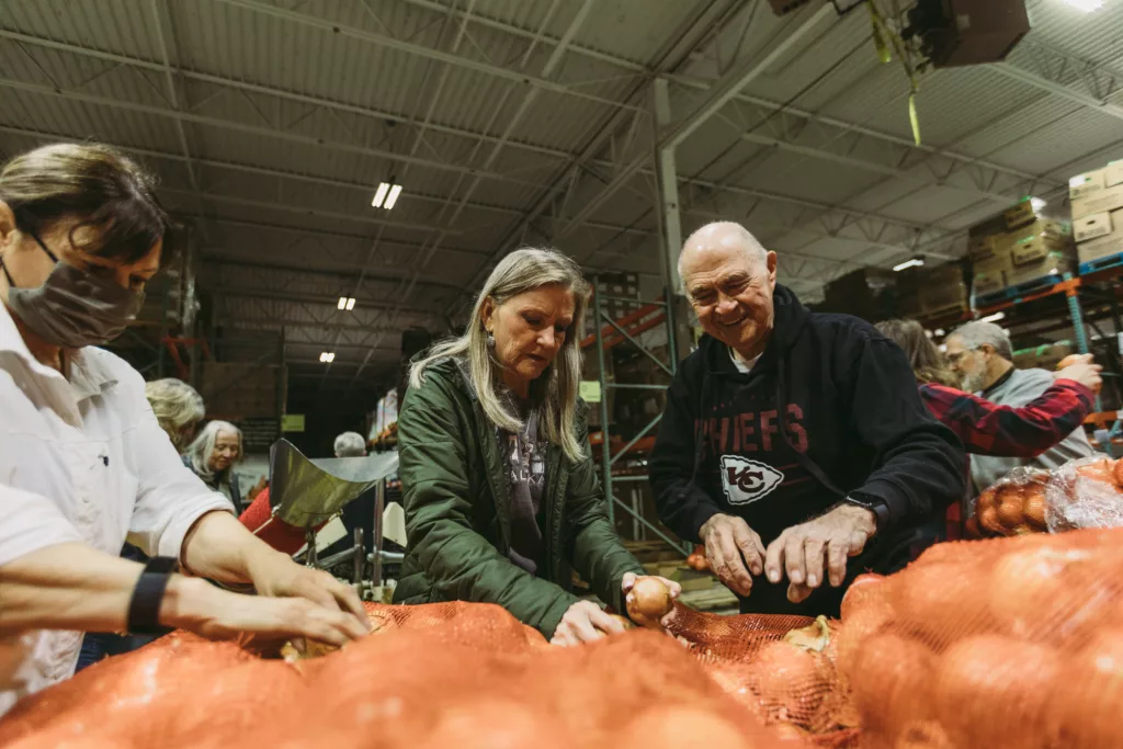 Hands of Grace - Packing Food Boxes at Second Harvest - Grace Calvary ...